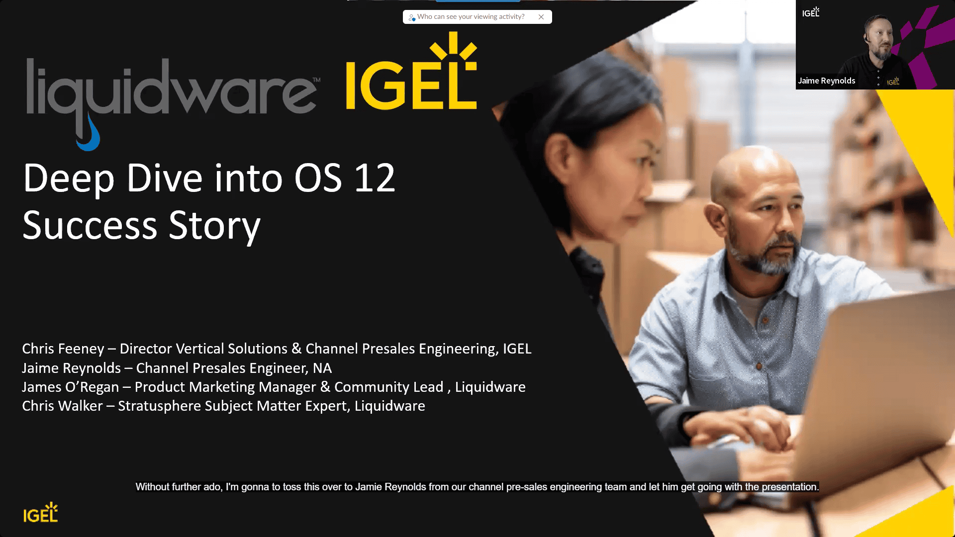 IGEL Disrupt Webinar Series - IGEL & Liquidware | IGEL