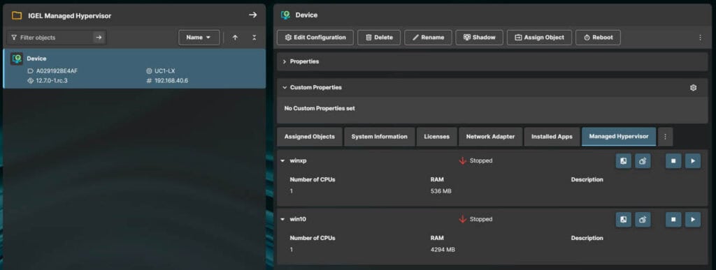 How to deploy a VM with IGEL Managed Hypervisor in four simple steps | IGEL